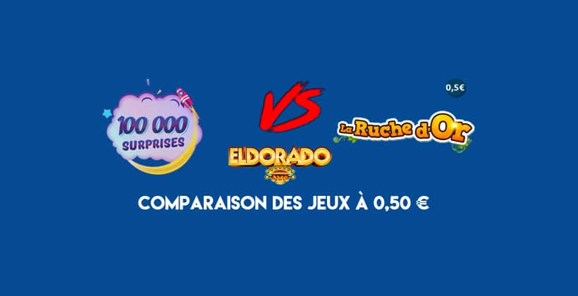 Jeux FDj comparés : Quels Jeux illiko à 0,50 € choisir