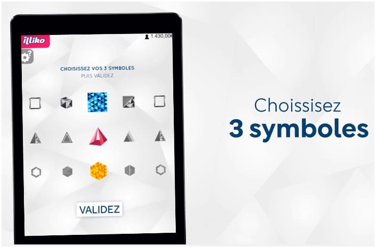 Un design épuré dans ce nouveau jeu en ligne FDJ