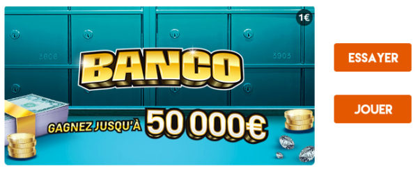 Un nouveau BANCO qui permet de gagner jusqu'à 50 000