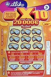 X10 FDJ illiko : Probabilités, prix, gains, toutes les explications